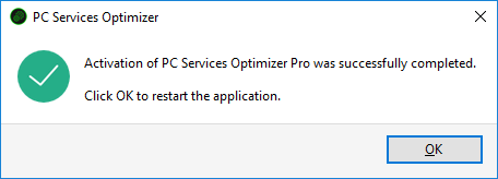 PC Services Optimizer - License Management